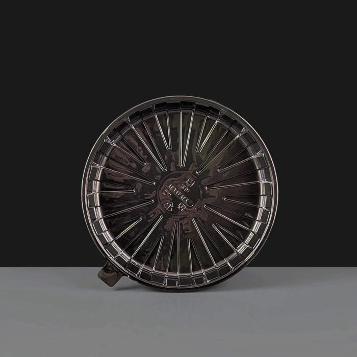 Round 180mm Black Plastic Gateaux Cake Base