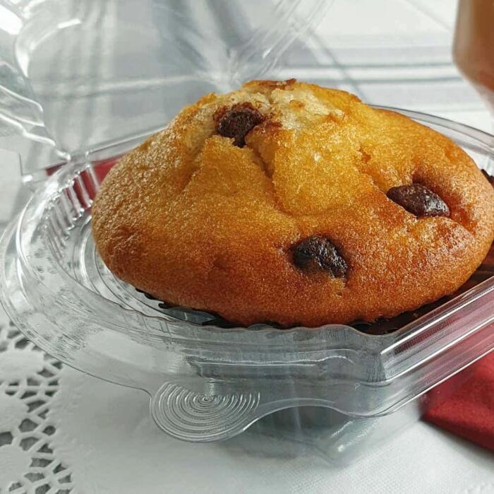 Large Plastic Hinged Muffin Box or Pod