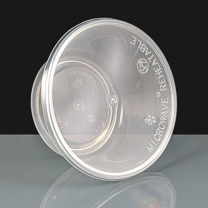 T12 Clear Round Plastic container and lid