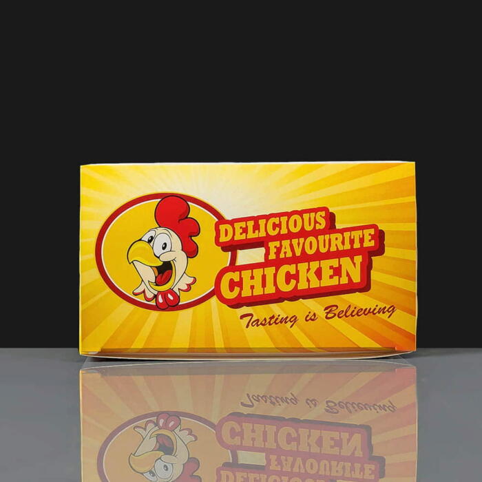Small Fried Chicken Take Away Cardboard Boxes