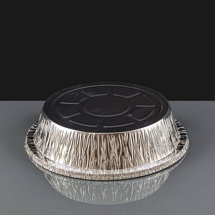 Round Foil Take Away Tray Containers with Lids