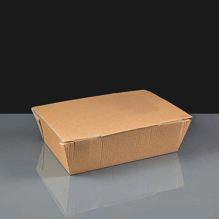 Huhtamaki Taste Large Food To Go Boxes - Brown - 48oz