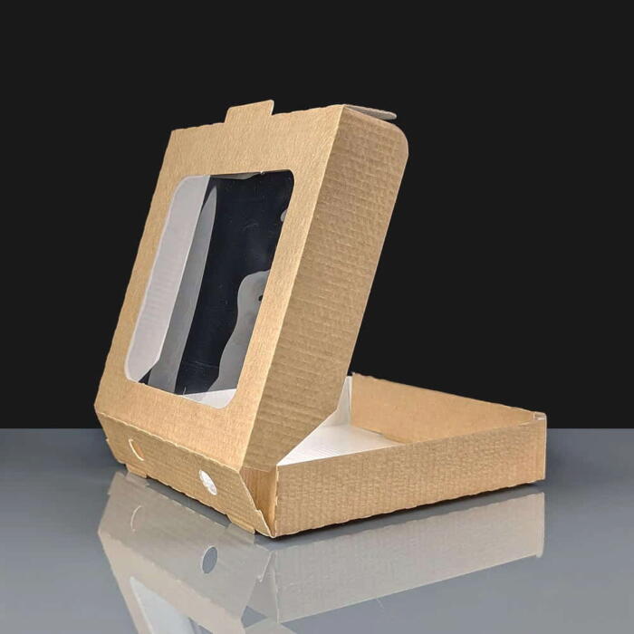 6 Inch Quarter Pizza Box with Window | Cater 4 You
