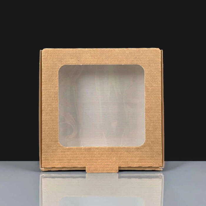 6 Inch Quarter Pizza Box with Window | Cater 4 You