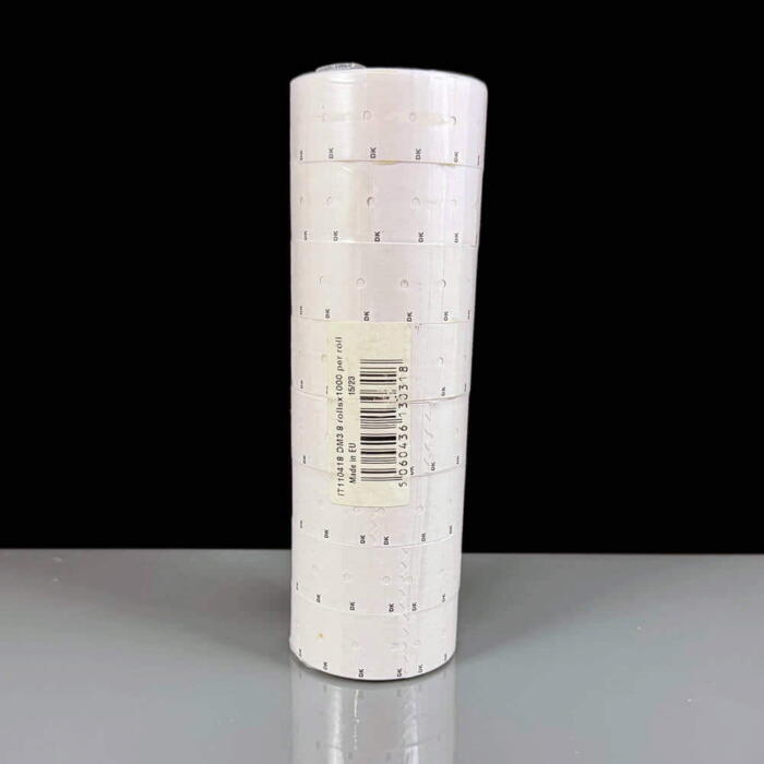DM3 Single Line Blank Label Roll for Date Gun IT110418