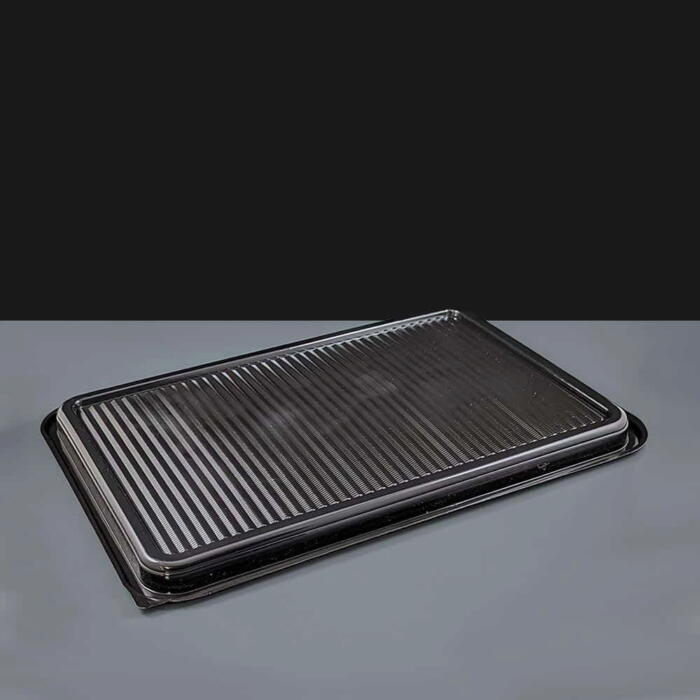 Large Black Prestige Sandwich Platter Bases