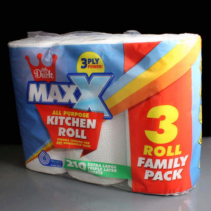 Little Duck MaxX Kitchen Roll 210 Sheets