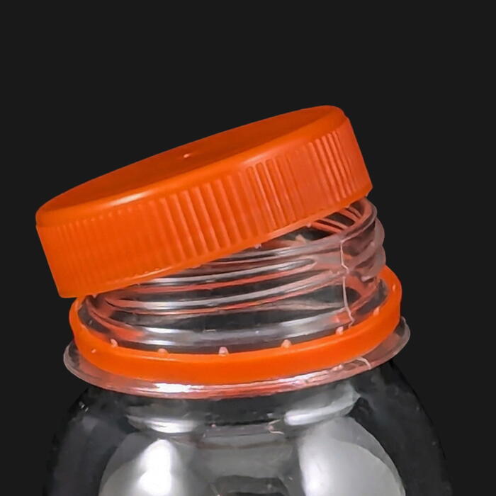 Orange Tamper Evident Round Juice Bottle Lid