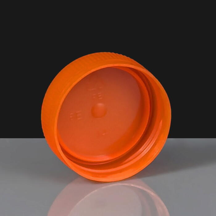 Orange Tamper Evident Round Juice Bottle Lid