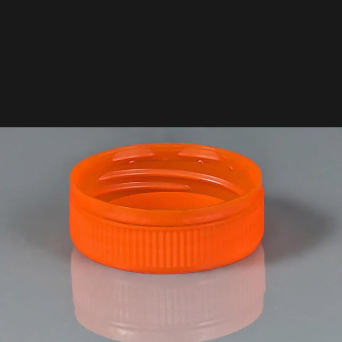 Orange Tamper Evident Round Juice Bottle Lid