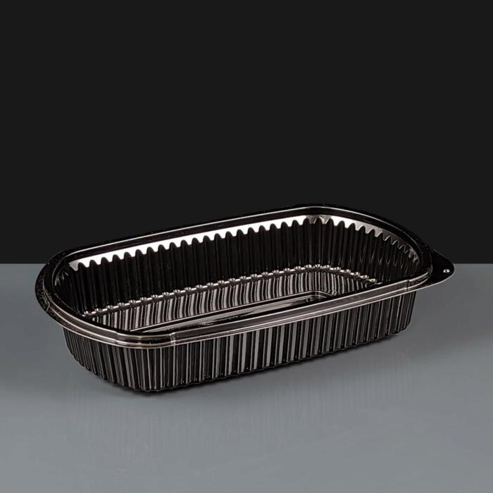 Deluxe Black Microwavable 30oz Take Away Container