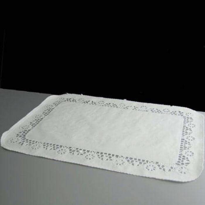 No. 2 White Rectangular Tray Paper Doyleys | 258 x 372mm