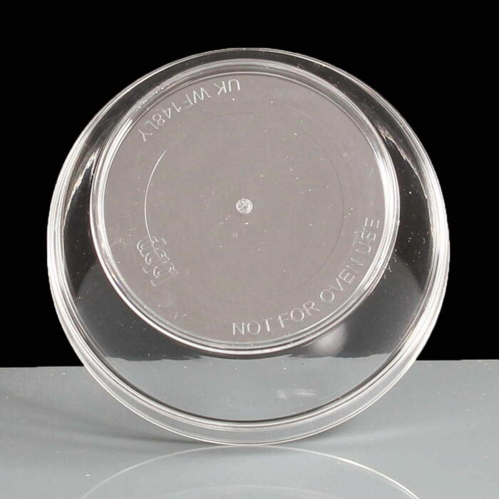 90ml Polycarbonate Clear Plastic Sauce Pots & Chefs Bowls