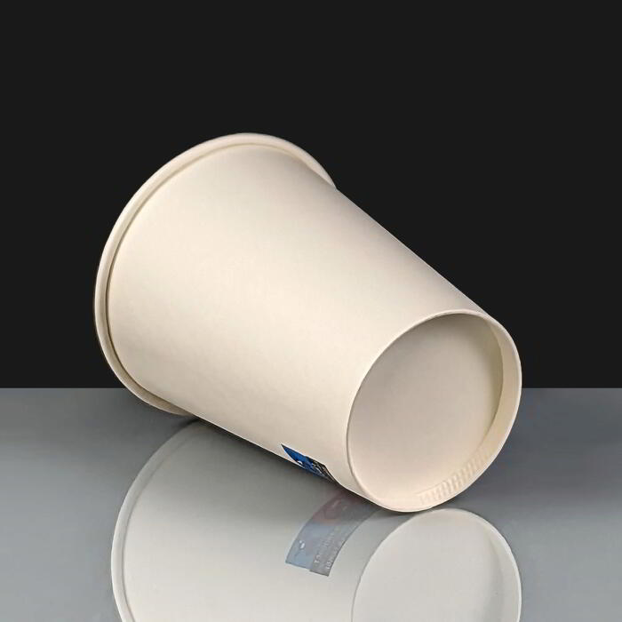 White 12oz Plain Paper Coffee Hot Drink Cups