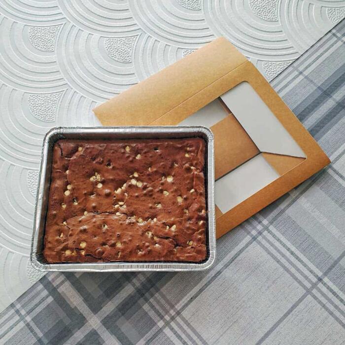 Kraft Traybake Cake Boxes with Window | Cater 4 You