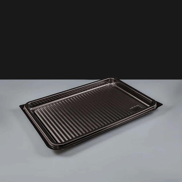 Small Black Prestige Sandwich Platter Bases