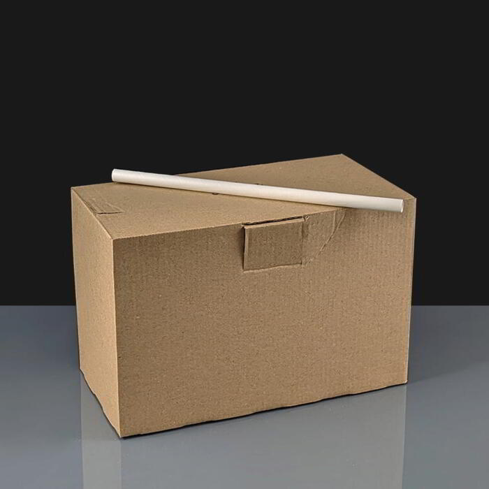 Compostable White Paper Straws | 200mm x 8mm