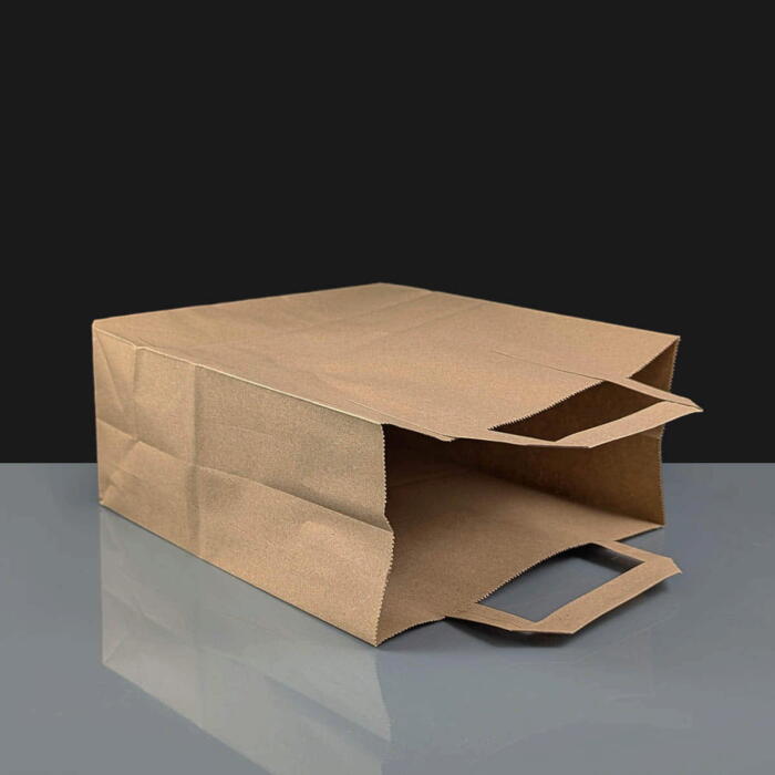 Medium Brown Paper Bags with Handles | Cater 4 You