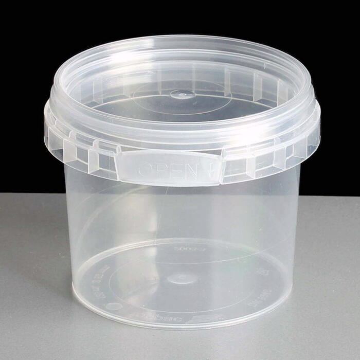 120ml Clear 69mm Diameter Tamper Evident Containers