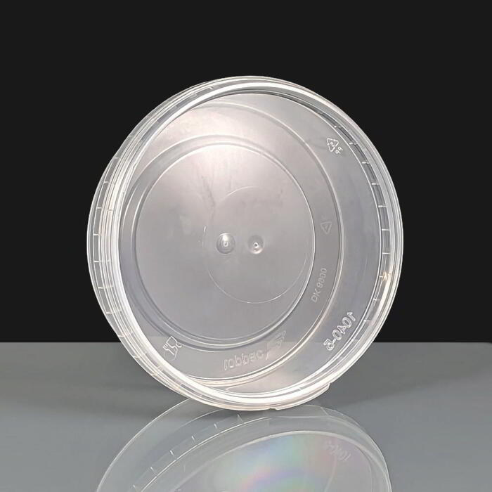250ml Clear 122mm Diameter Tamper Evident Containers