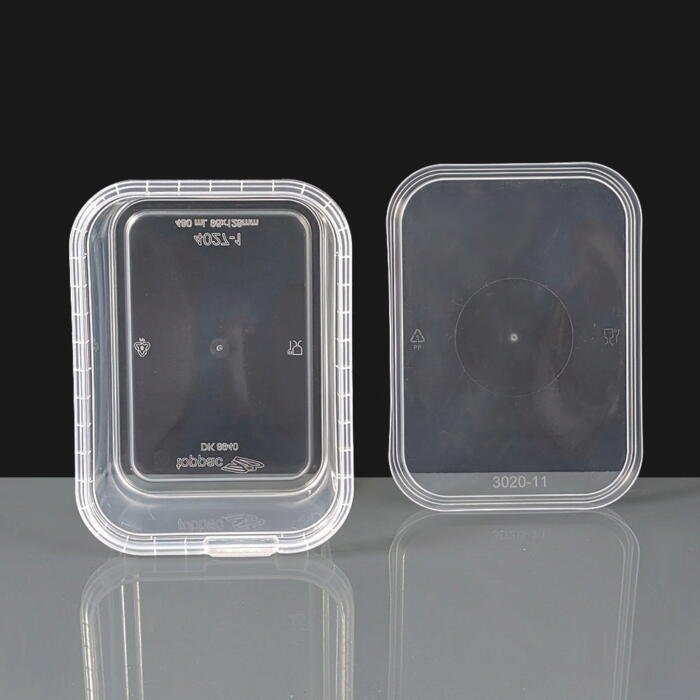 Rectangular 480ml Tamper Evident Container and Lids