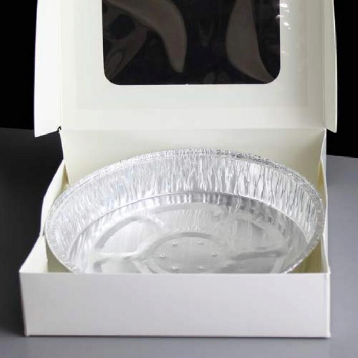 152mm Round Flan Foil Container - Rolled Edge
