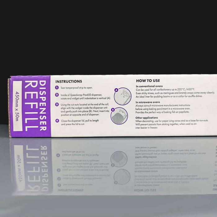 45cm Parchment Paper Dispenser Refills | 45cm x 50m