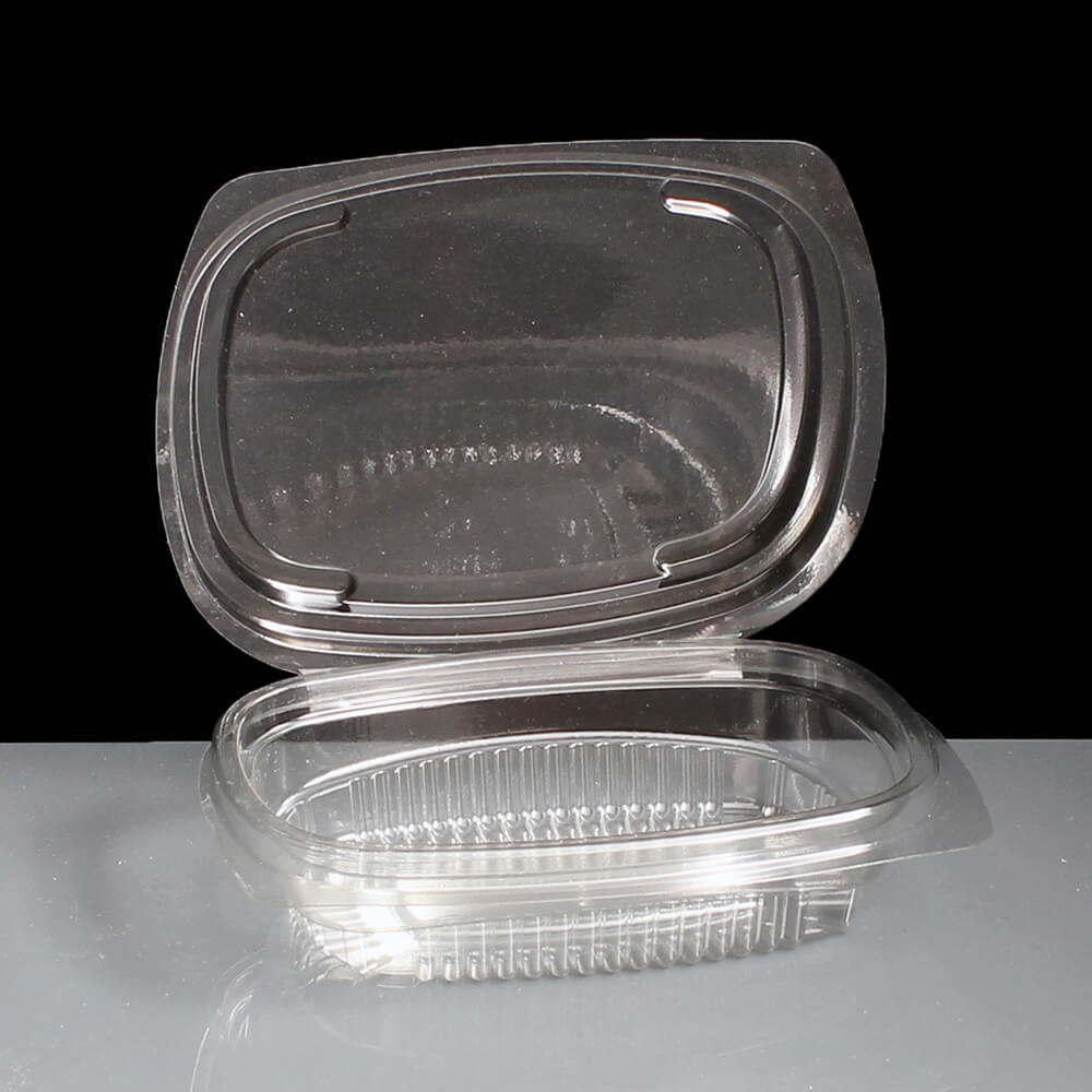 Anson Fresco 125cc Clear Plastic Hinged Salad Containers