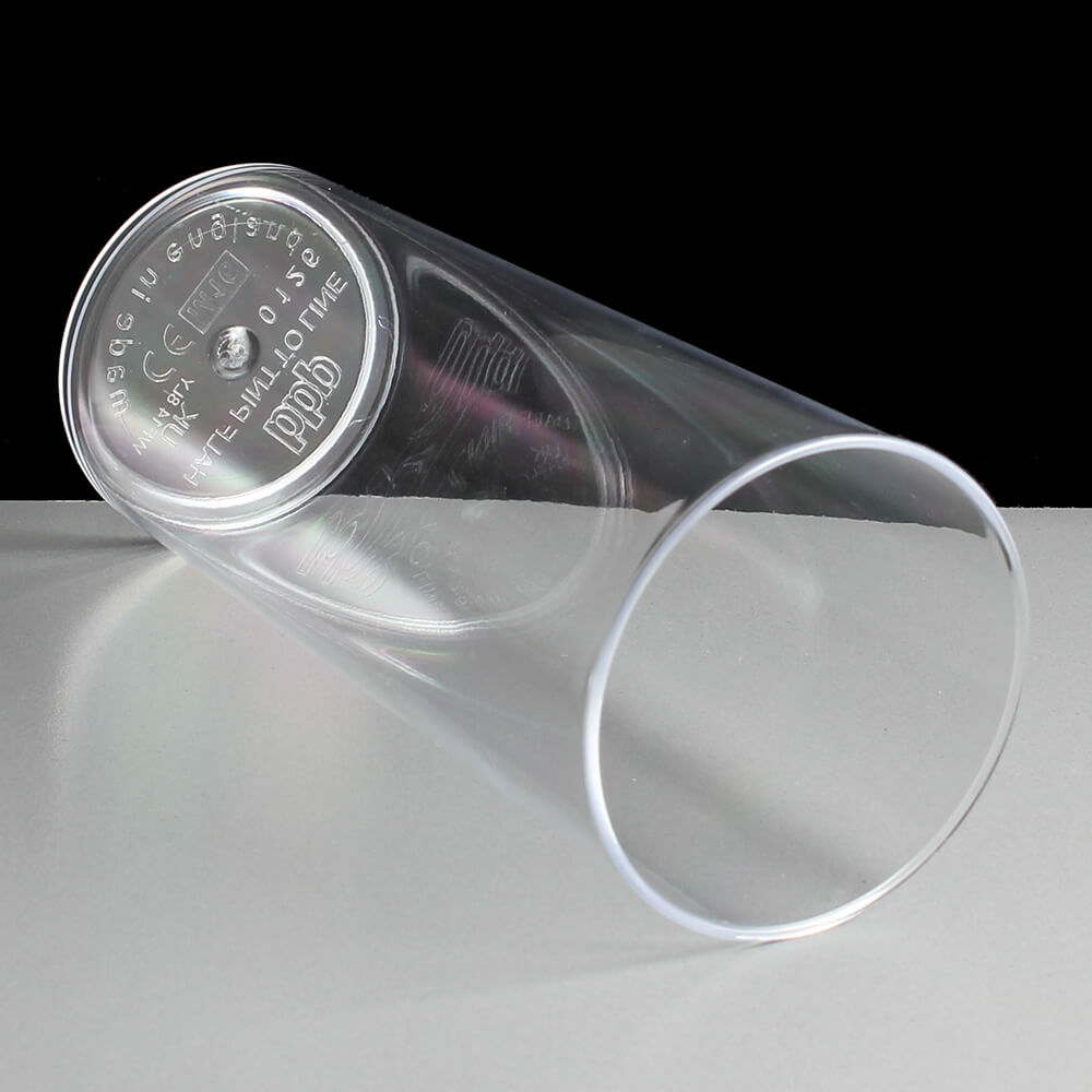 Clear Reusable 12oz Plastic Hi Ball Glass CE