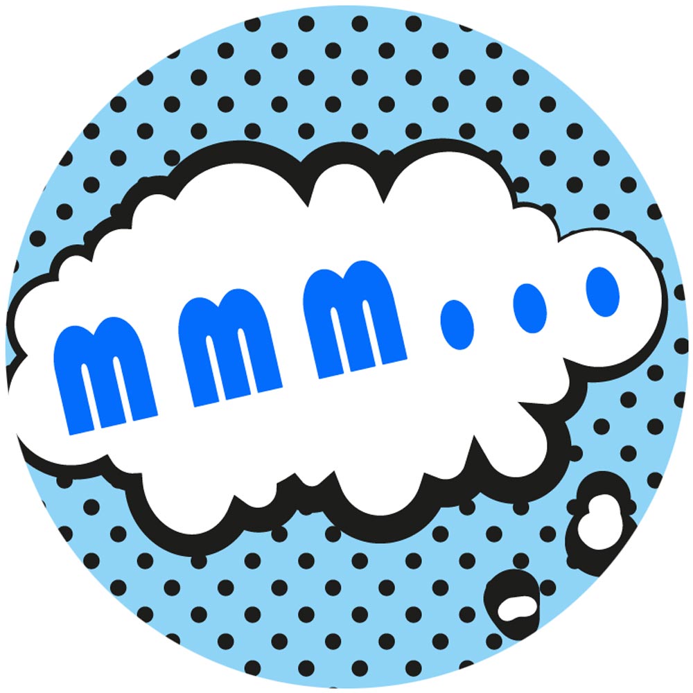 Custom Comic Style Round 4 Packaging Label