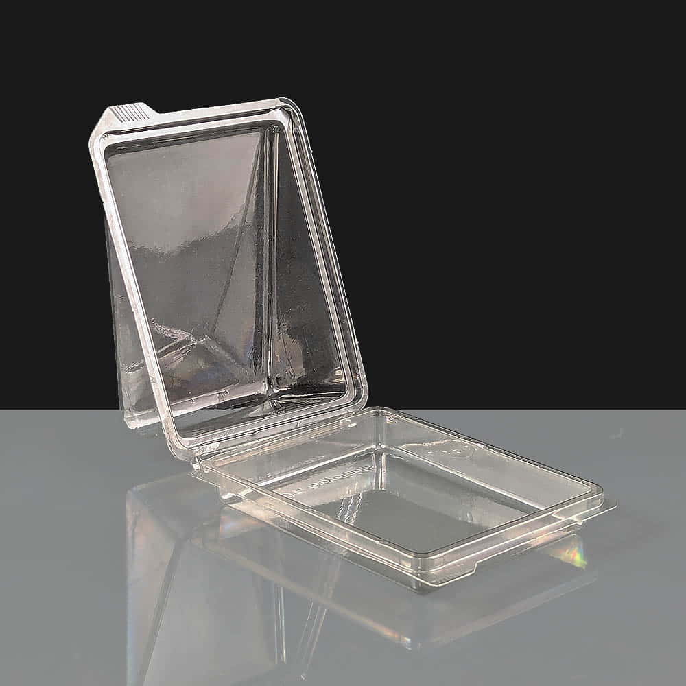 Plastic Hinged Cake Wedge: Box of 500