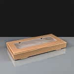 12 x 6 Inch Half Pizza Box with Window | Cater 4 You