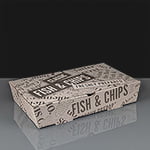 Medium Corrugated Fish and Chip Packaging Boxes