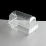 Clear Plastic Hinged Container for Small Bake and Take