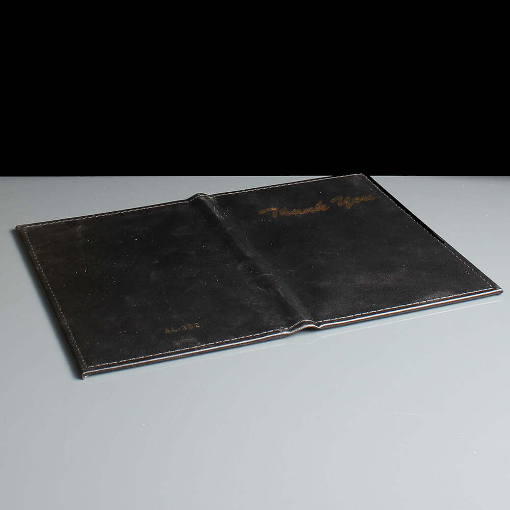 Medium Black Food Order Pad Holder