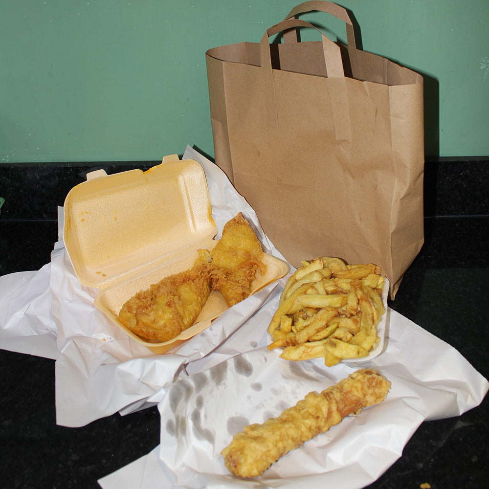 Fish and Chip Take Away Food Packaging